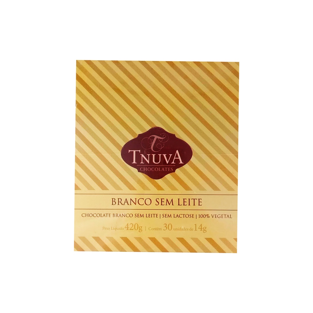 Tabletes Chocolate Branco Vegan Sem Lactose Tnuva Caixa 420g | Shopee ...