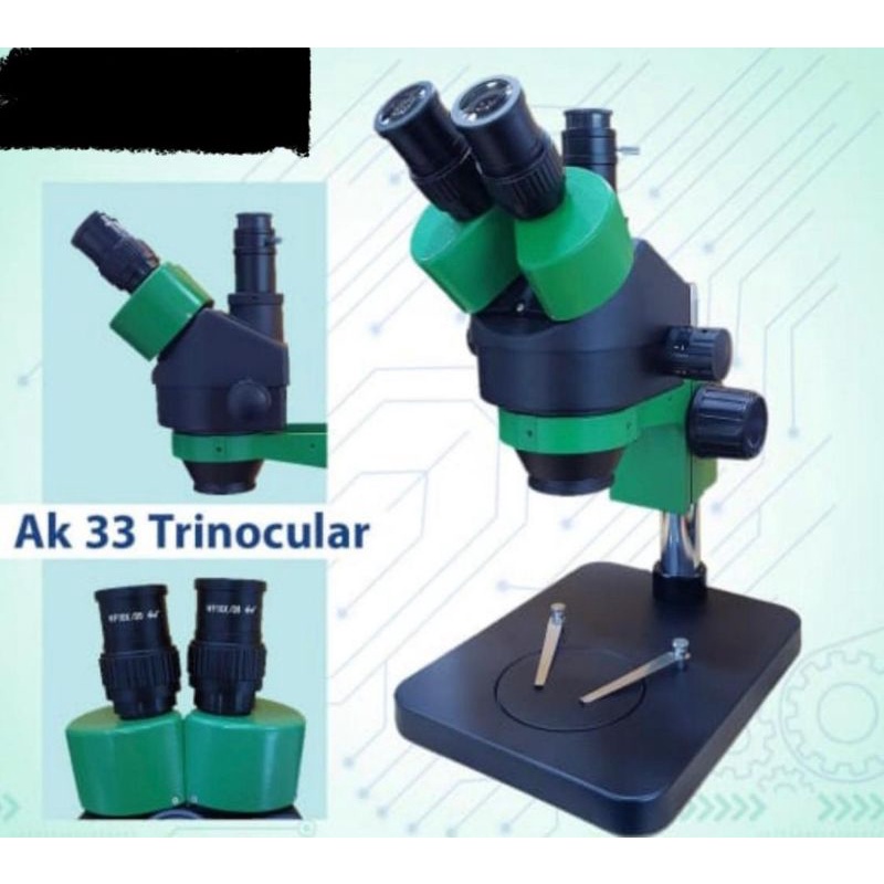microscopio trinocular Ak33 | Shopee Brasil