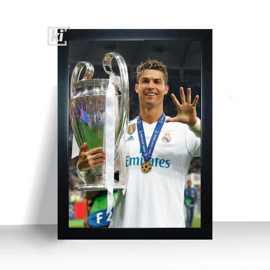 Quadro Decorativo Jogador Cr7 moldura 44cm | Shopee Brasil