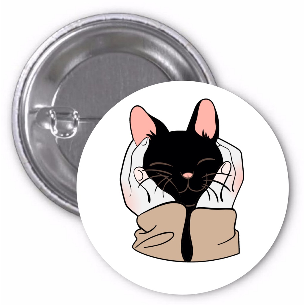 Botton gato gatinho boton buton button broche | Shopee Brasil