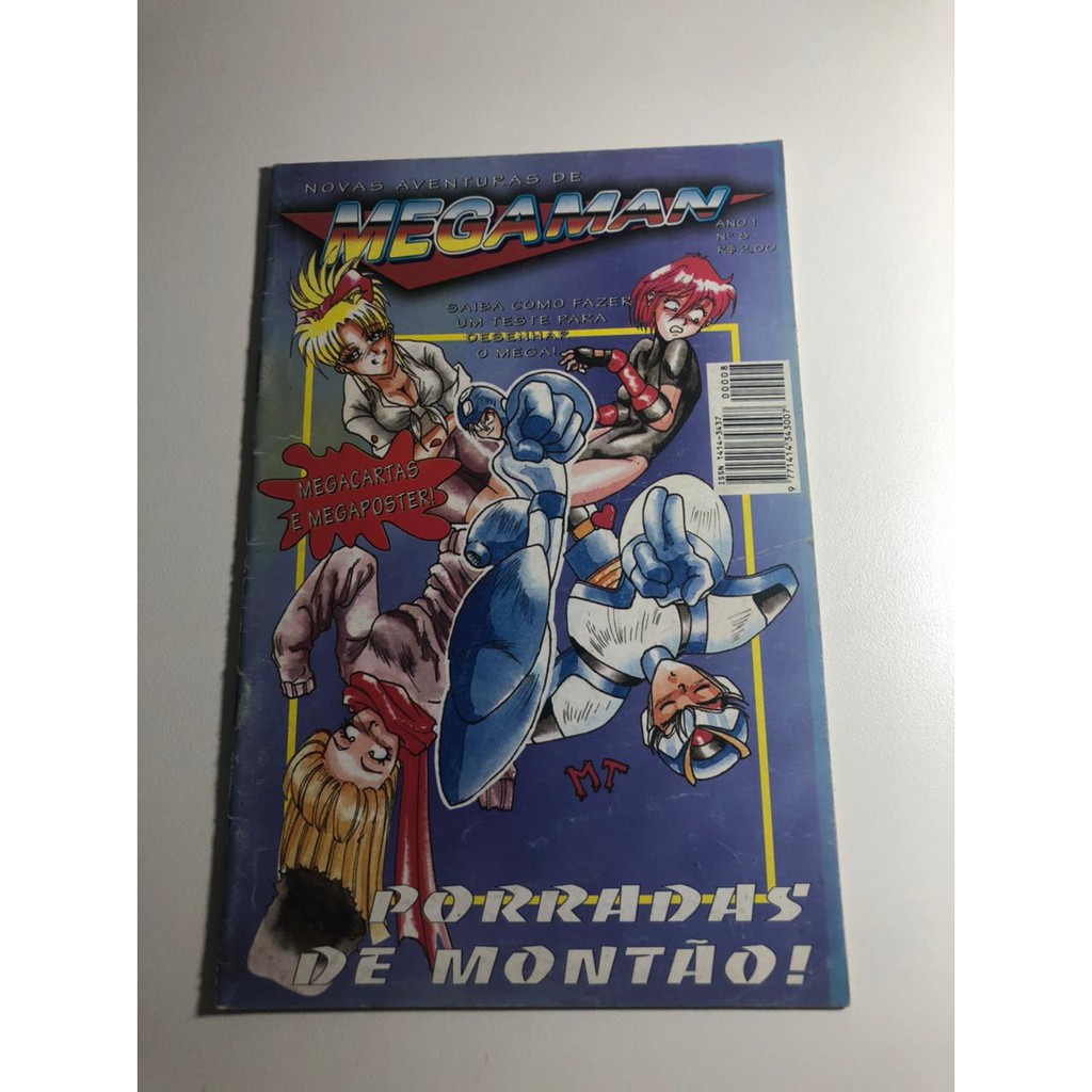 Novas Aventuras de Megaman - ano 1 n°8 | Shopee Brasil