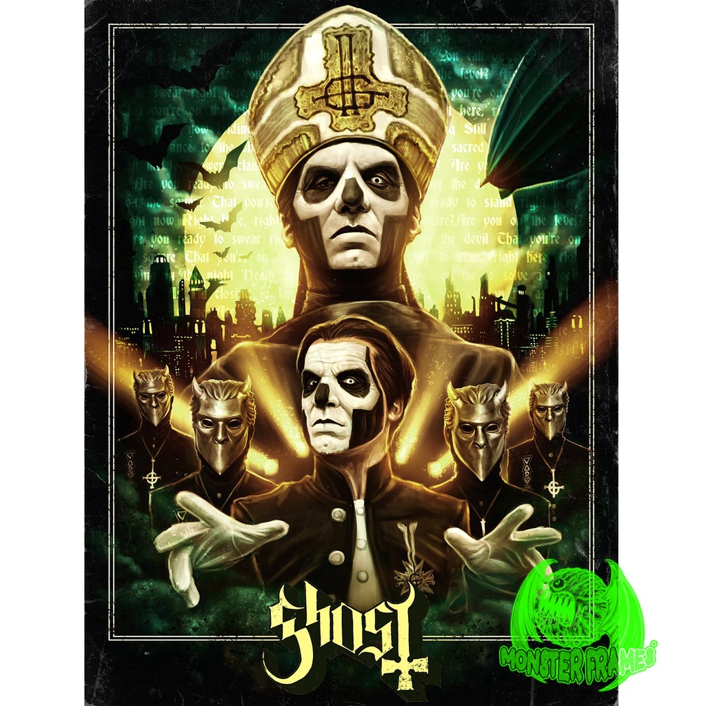 Placa MDF Decorativa Banda Ghost BC Metal Rock | Shopee Brasil