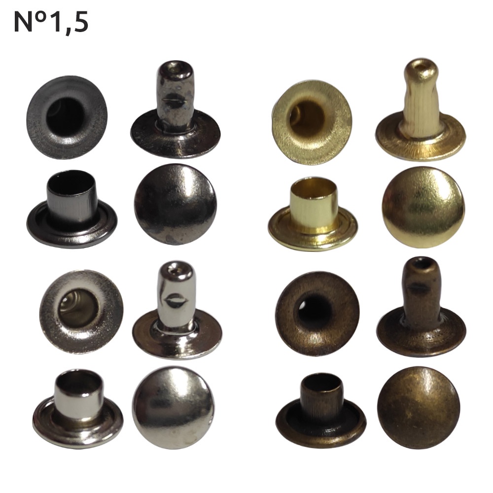 rebite comum n°2 com 100 unidades baxmann - Escorrega o Preço