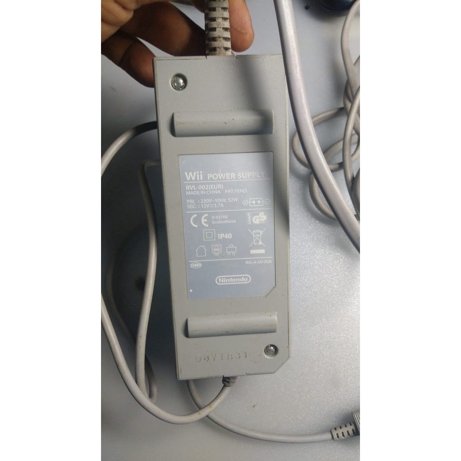 FONTE NINTENDO WII 220V ORIGINAL H384 | Shopee Brasil