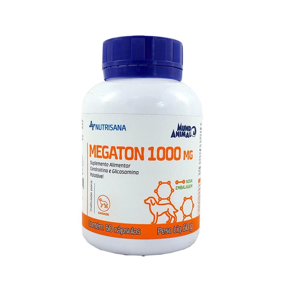 MEGATON 1000 MG 60 CAPSULAS MUNDO ANIMAL | Shopee Brasil