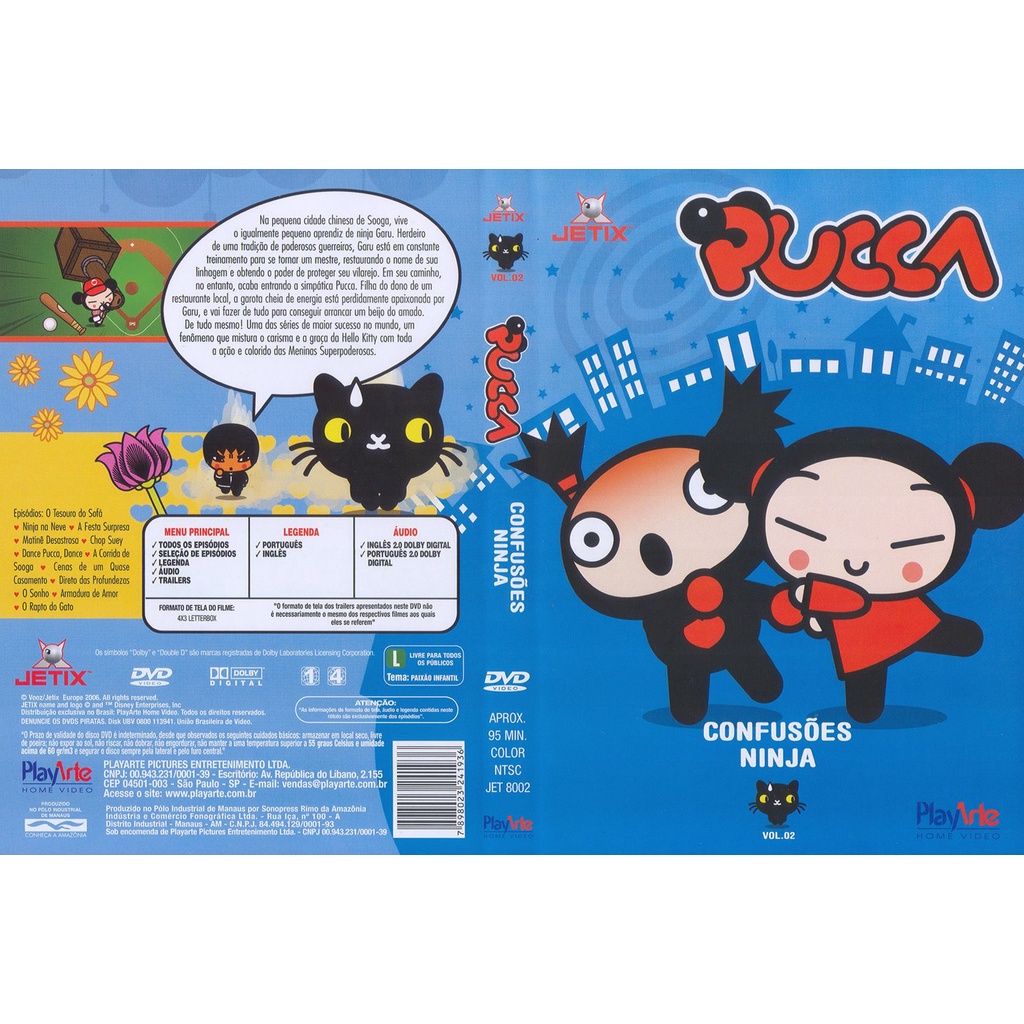 Pucca confusoes ninja dvd lacrado | Shopee Brasil