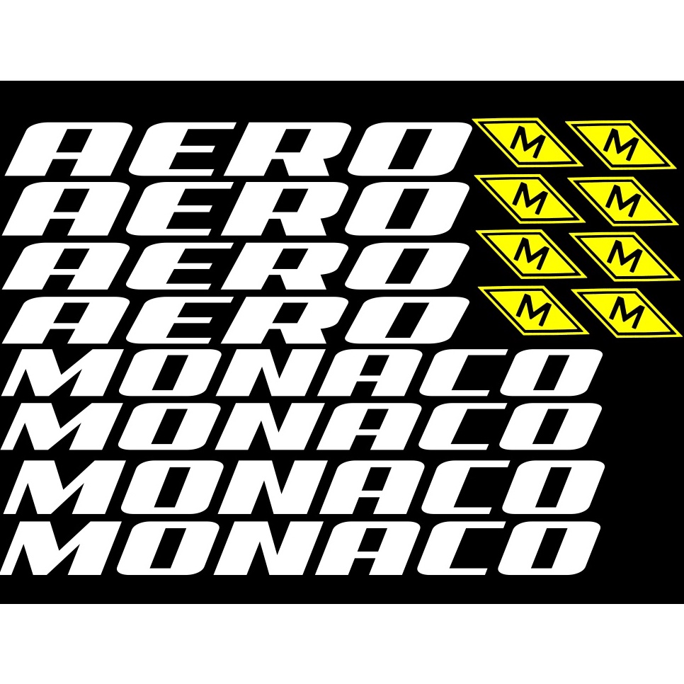 Adesivo Roda Aero Monaco | Shopee Brasil