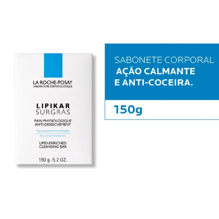 Sabonete em Barra Lipikar Surgras 150g | Shopee Brasil