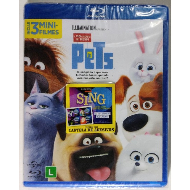 Blu-Ray Pets - A Vida Secreta dos Bichos (original/lacrado) | Shopee Brasil