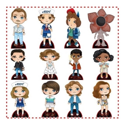 Stranger Things - 10 Displays De Festa De 20cm Totens | Shopee Brasil