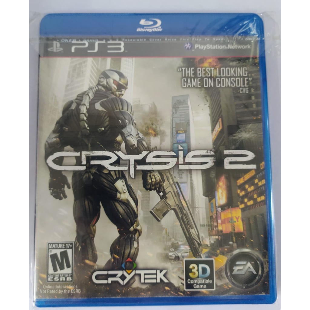Crysis 2 PS3 Original Mídia Física Pronta Entrega | Shopee Brasil