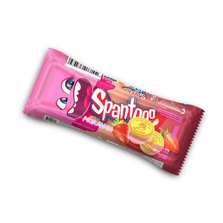 Und Biscoito Recheado Mini Spantooo 30g | Shopee Brasil