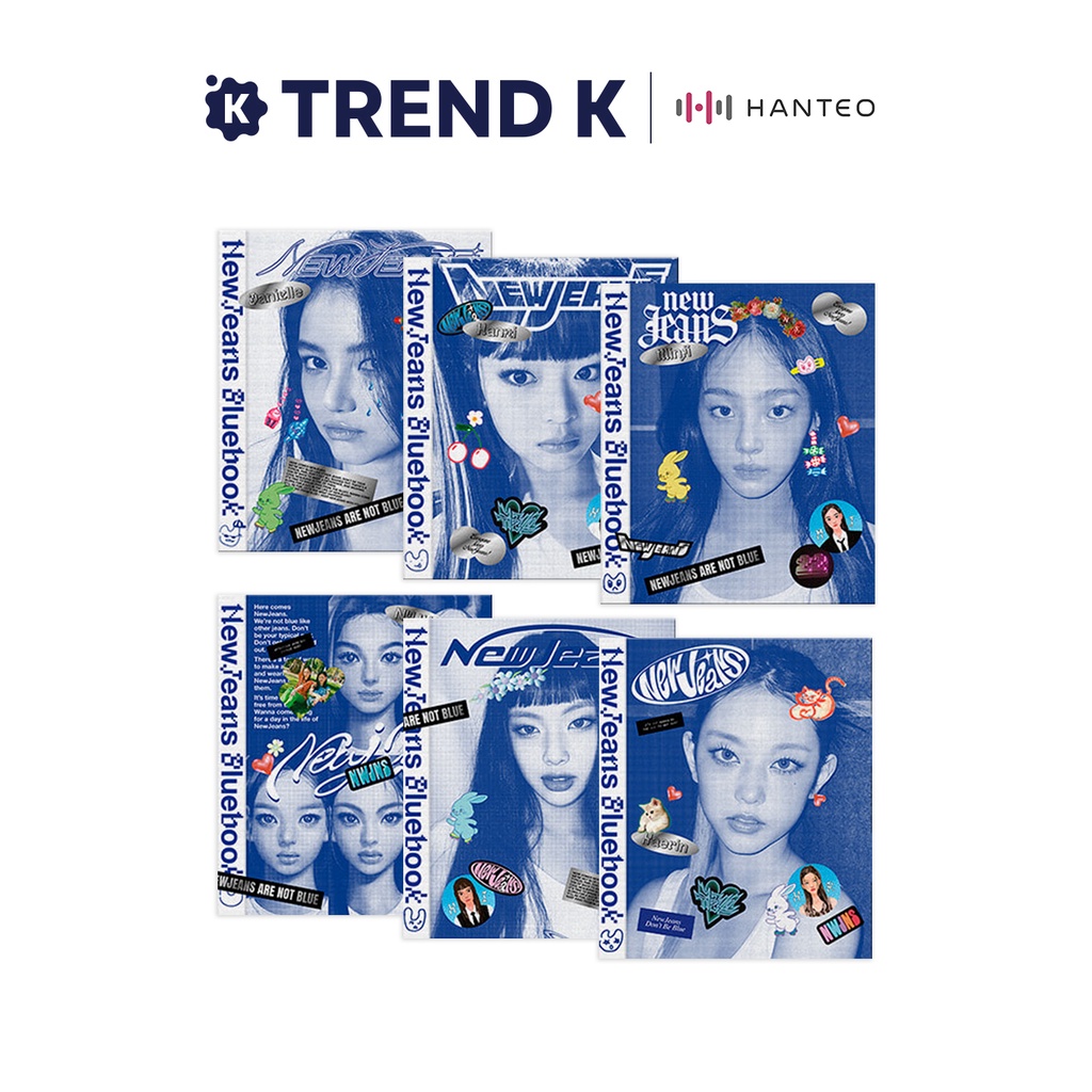 NewJeans - 1st EP [New Jeans] (Bluebook ver.) | Shopee Brasil