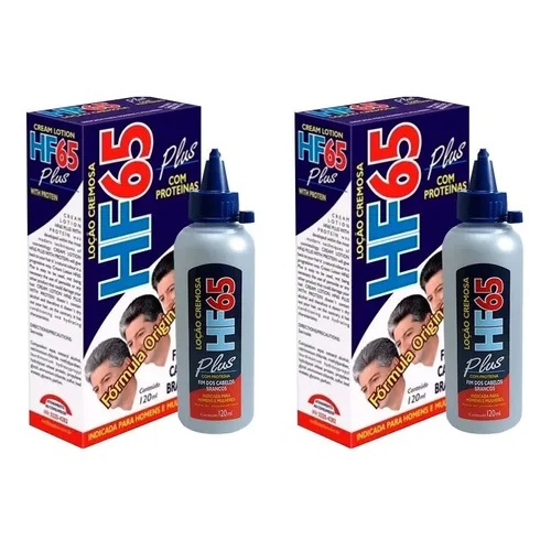 Kit com 2 Loção Cremosa Restauradora de Cor Capilar Pepilon Hf65 Plus ...
