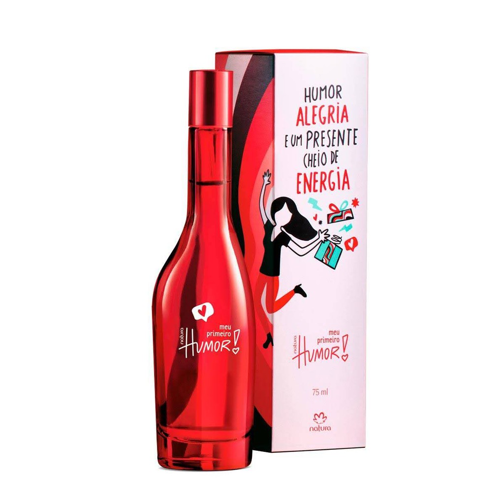 Perfume Meu Primeiro Humor Natura Deo Colônia Feminino - 75ml Original ...