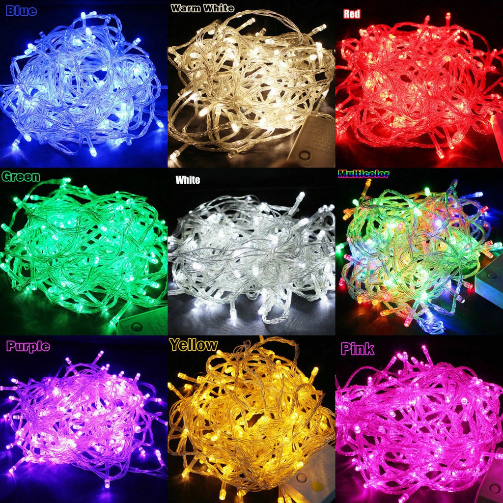 Pisca Pisca com 100 Leds 220v Para Decoração De Festa / Natal 9 metros ...