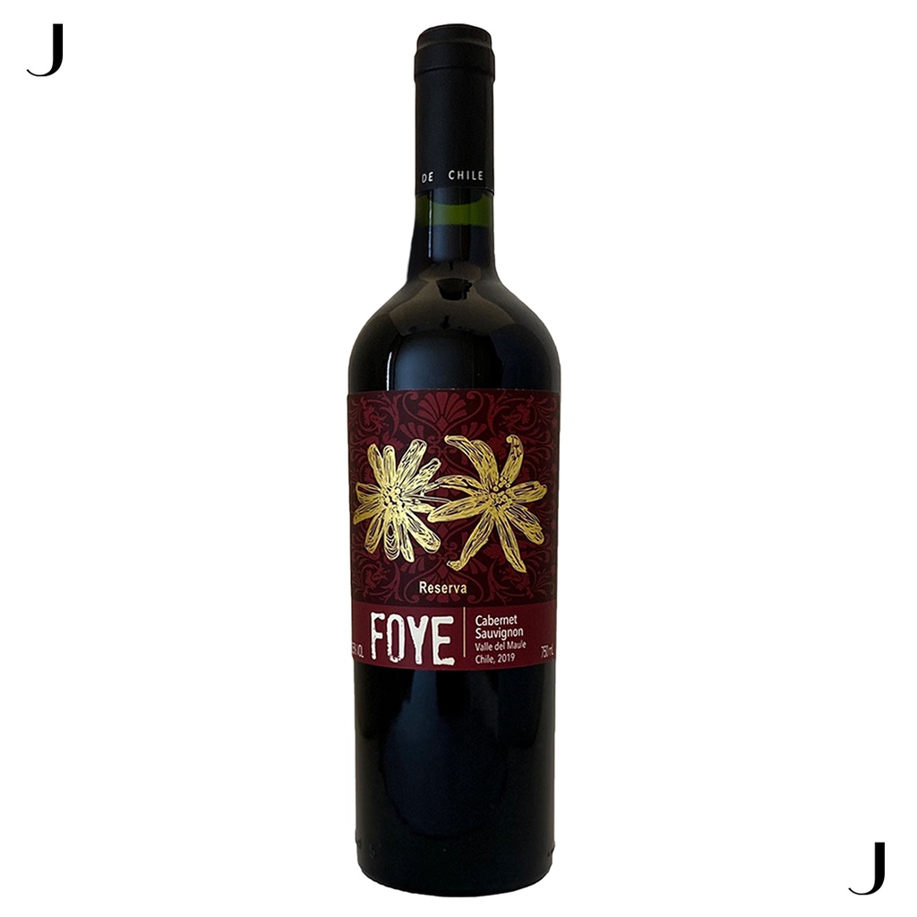 Vinho Tinto Chileno Foye Reserva Cabernet Sauvignon Garrafa 750ml ...
