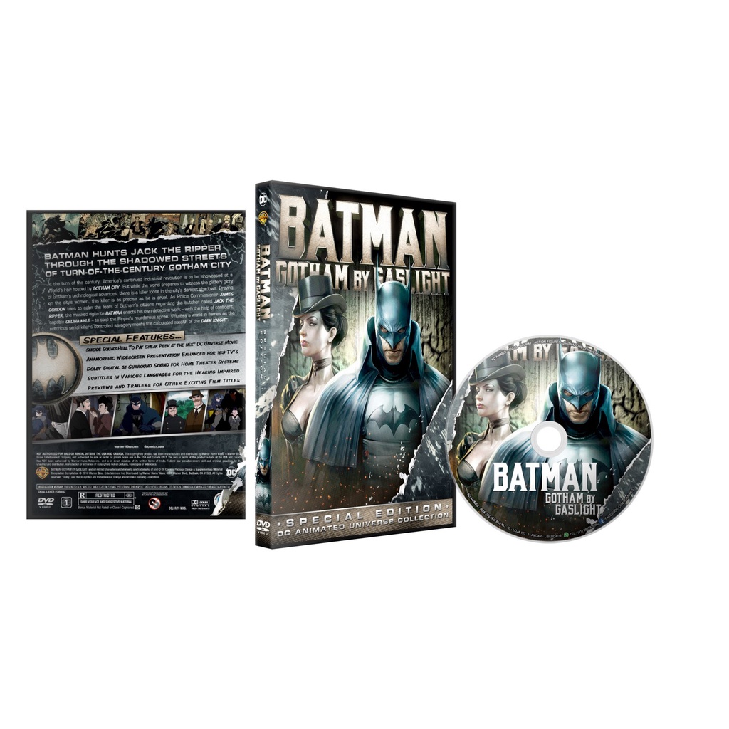 Dvd Gotham City 1889: Um Conto De Batman Dual Áudio Animação | Shopee ...