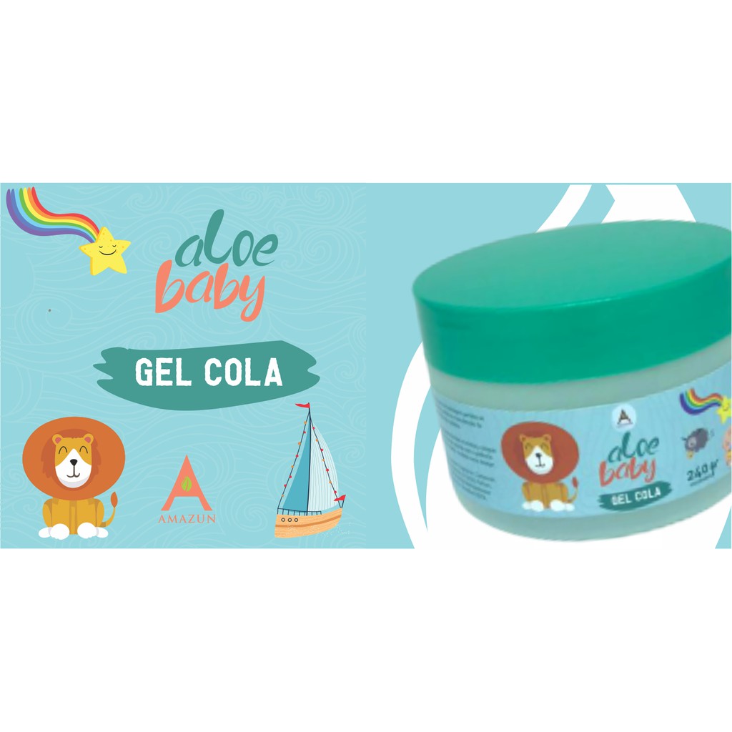 GEL COLA ALOE BABY | Shopee Brasil