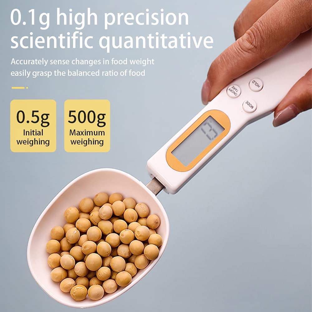 500g Digital LCD Kitchen Scale Electronic Cooking Food Measuring Spoon ...