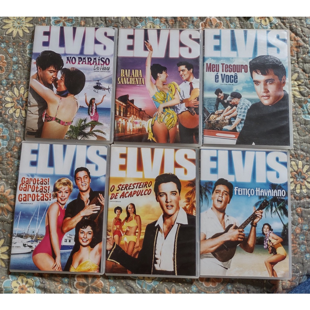 Dvd Filme Elvis Presley Lote Com 6 Dvds | Shopee Brasil