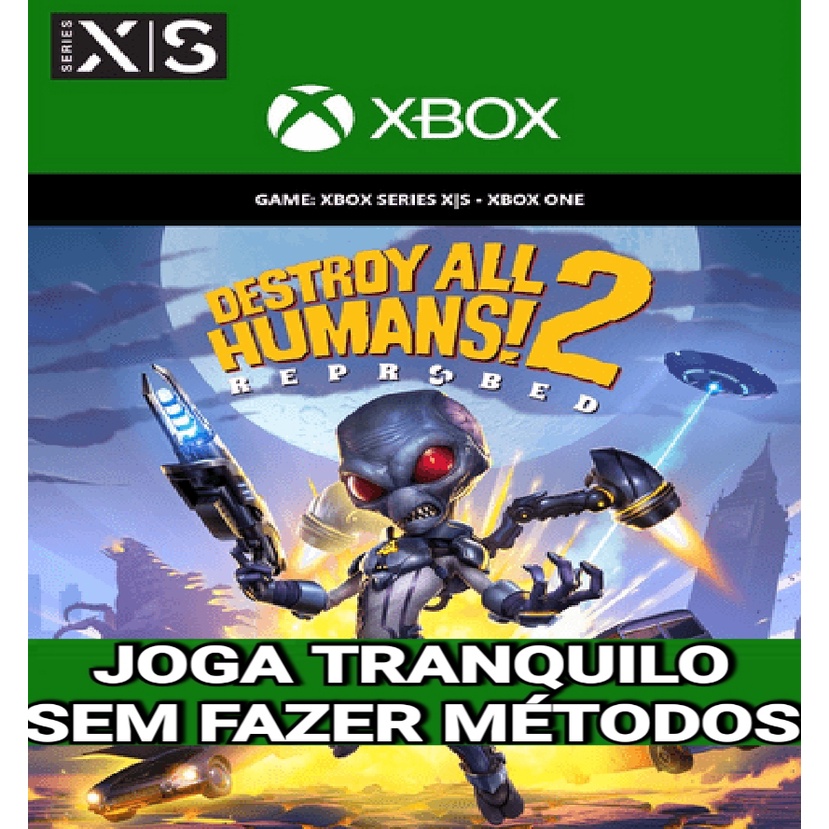 Destroy All HUmans 2 - Reprobed Xbox One Otimizado Para Xbox Series X|S Usar Livre de Métodos ...