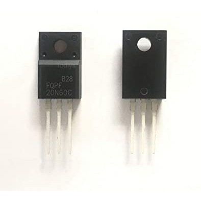 Transistor original FQFP 20N60 - 20A600volts - 5 unidades | Shopee Brasil