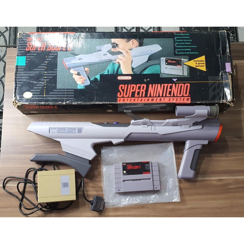Super Scope 6 Super Nintendo SNES Bazooka (Não Sei Se Funciona ...