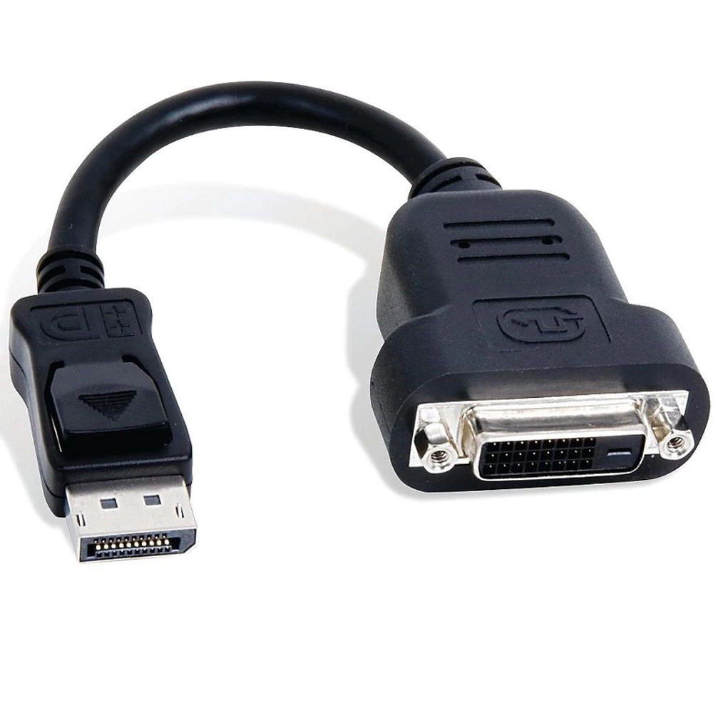 Cabo conversor Displayport macho Para Dvi femea Ativo Hp | Shopee Brasil