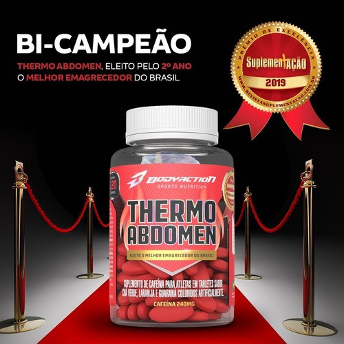 Termogenico Thermo Abdomen 60 Capsulas Emagrecedor | Shopee Brasil