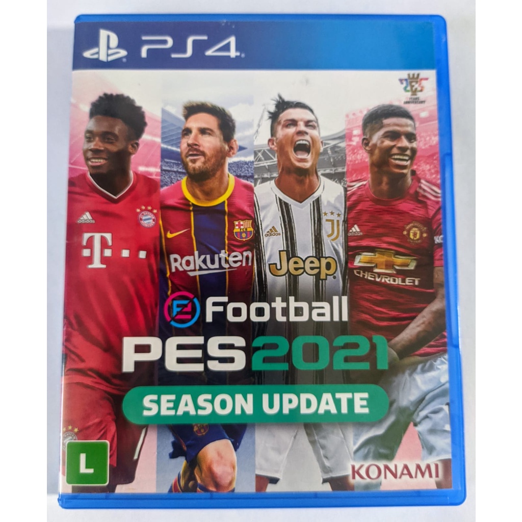 PES 2021 EFootball Pro Evolution Soccer 2021 Original Mídia Física Ps4 - Envio Imediato | Shopee ...