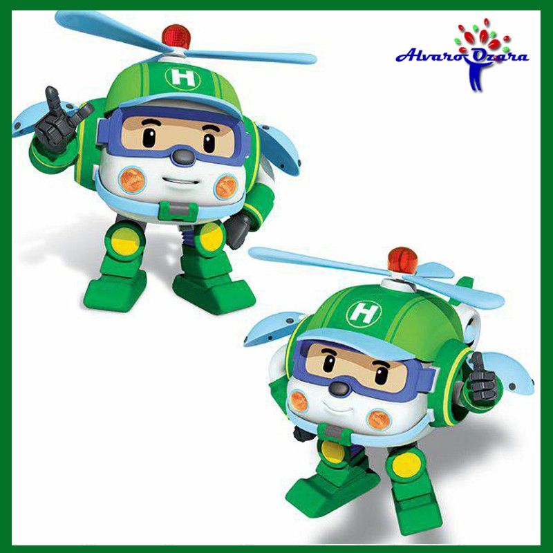 ROBOCAR POLI Brinquedos Poly Toys " HELI Helicóptero | Shopee Brasil