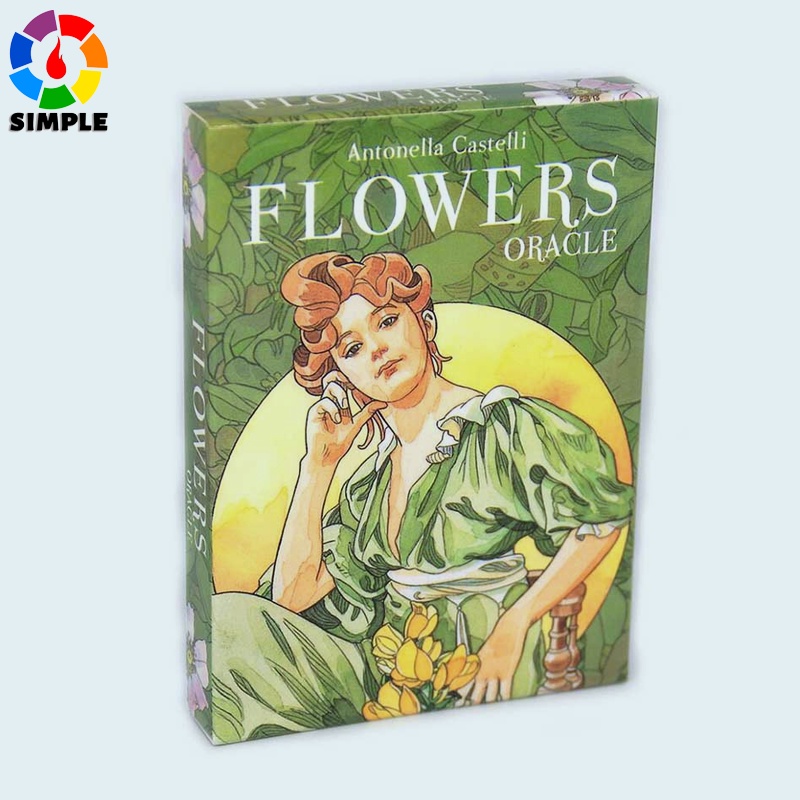 Flower Oracle Cards Deck Tarot Game | Shopee Brasil