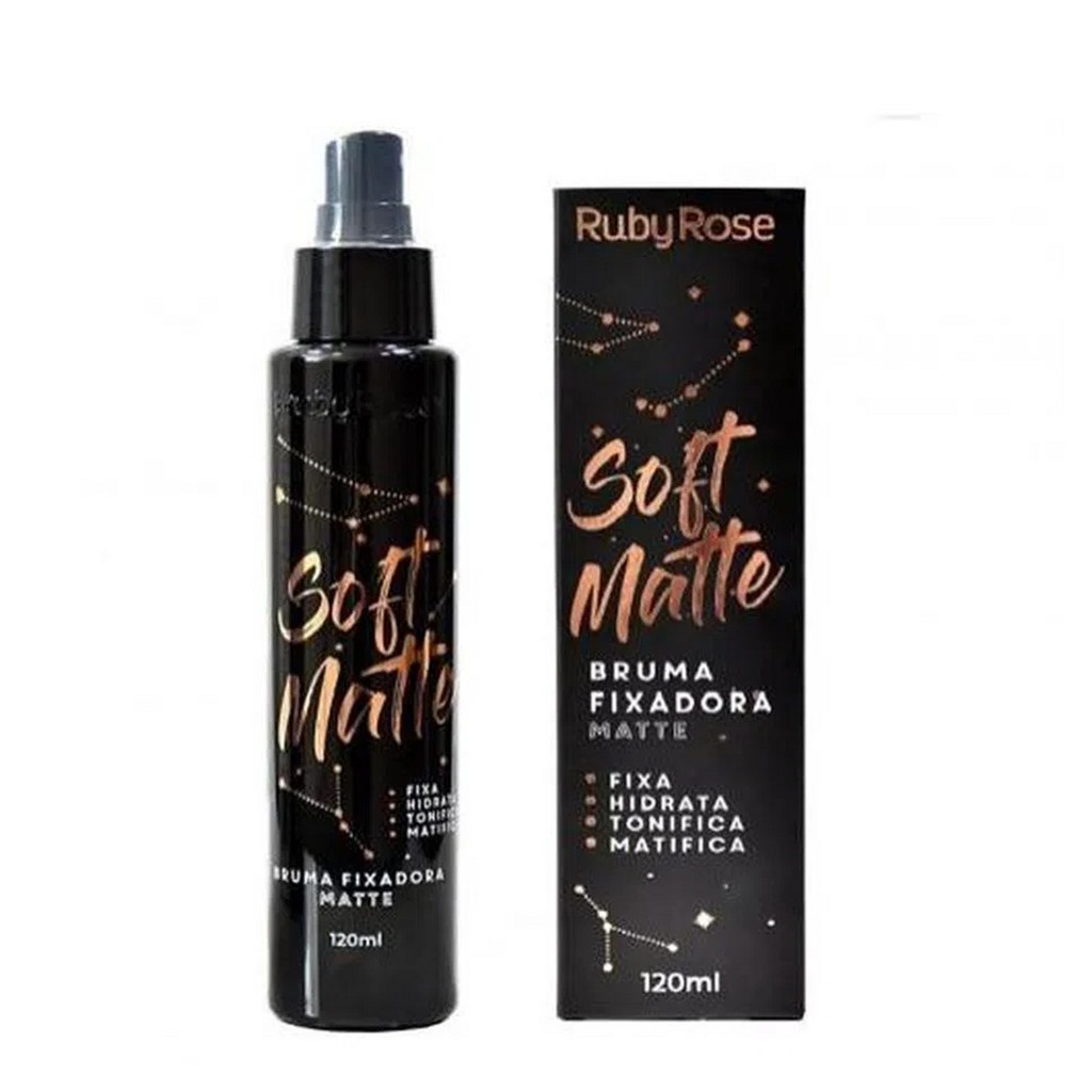 Ruby Rose Hb 335 Bruma Fixadora Soft Matte 120ml | Shopee Brasil