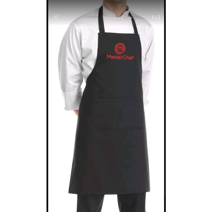 Avental Master Chef com seu nome Bordado | Shopee Brasil
