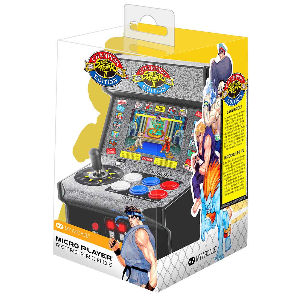 Arcade Street Fighter II Champion Ed. Micro Retro Arcade | Shopee Brasil