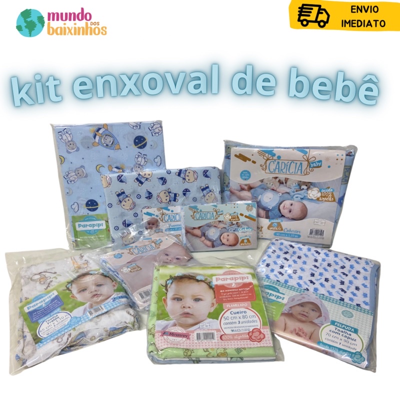 Kit Enxoval 22 Peças Bebê Maternidade | Shopee Brasil
