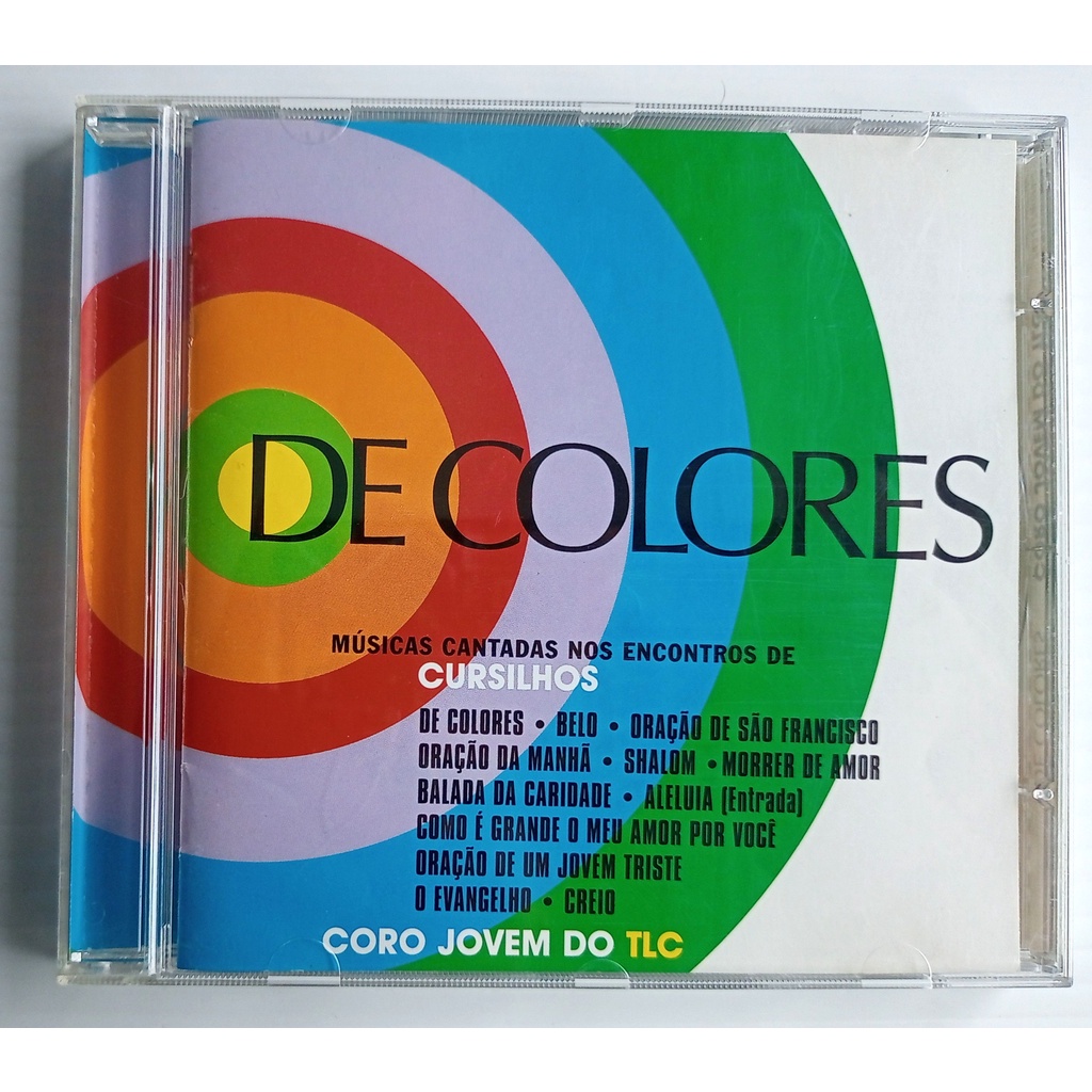 Cd De Colores Coro Jovem Do TLC | Shopee Brasil