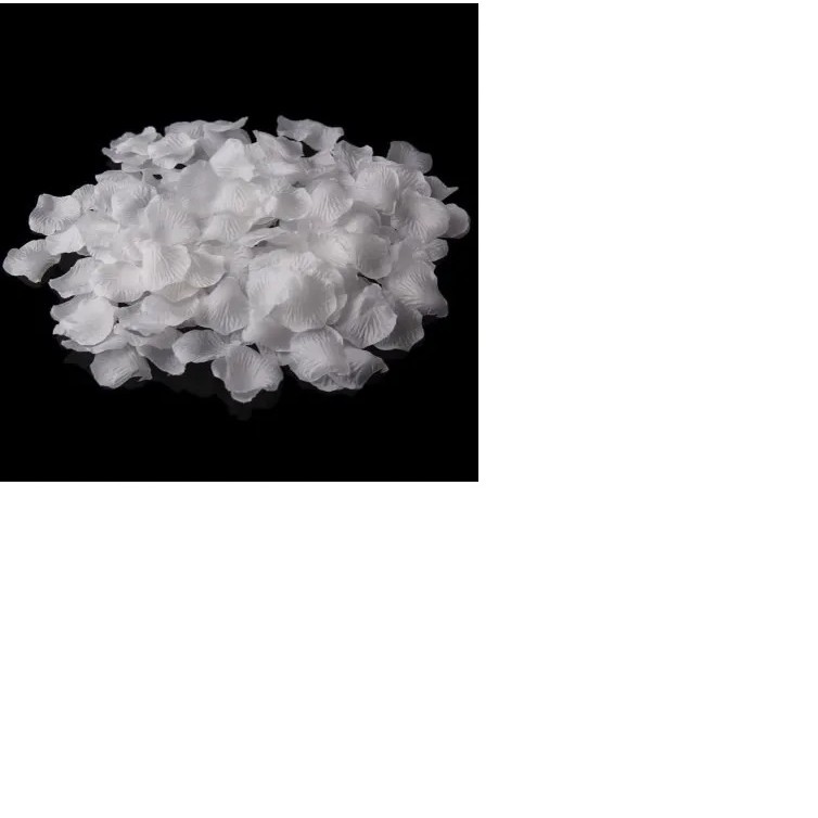 kit 200 300 500 1.000 Pétalas De Rosas Artificiais Cor Branca | Shopee Brasil