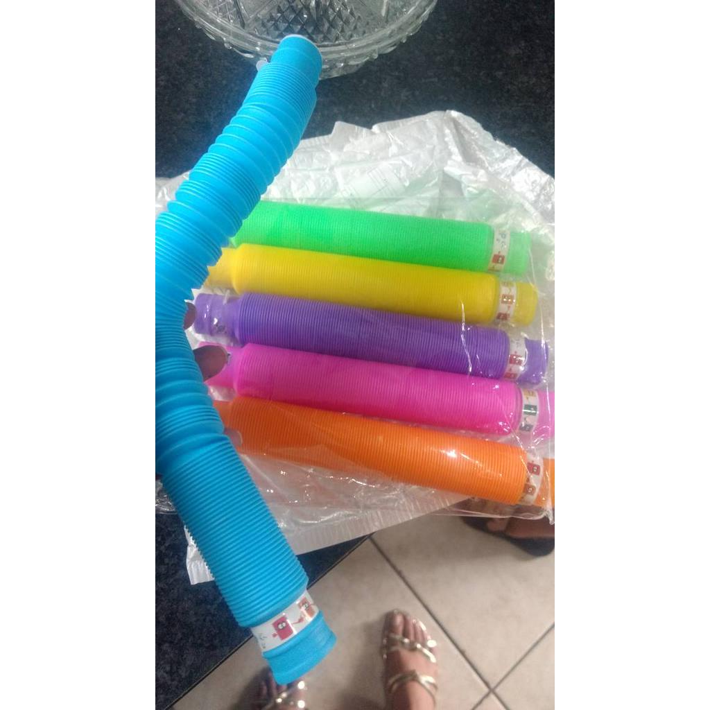 Fidget Pop tube Brinquedo Sensorial Crianças Autistas ou TDAH | Shopee ...