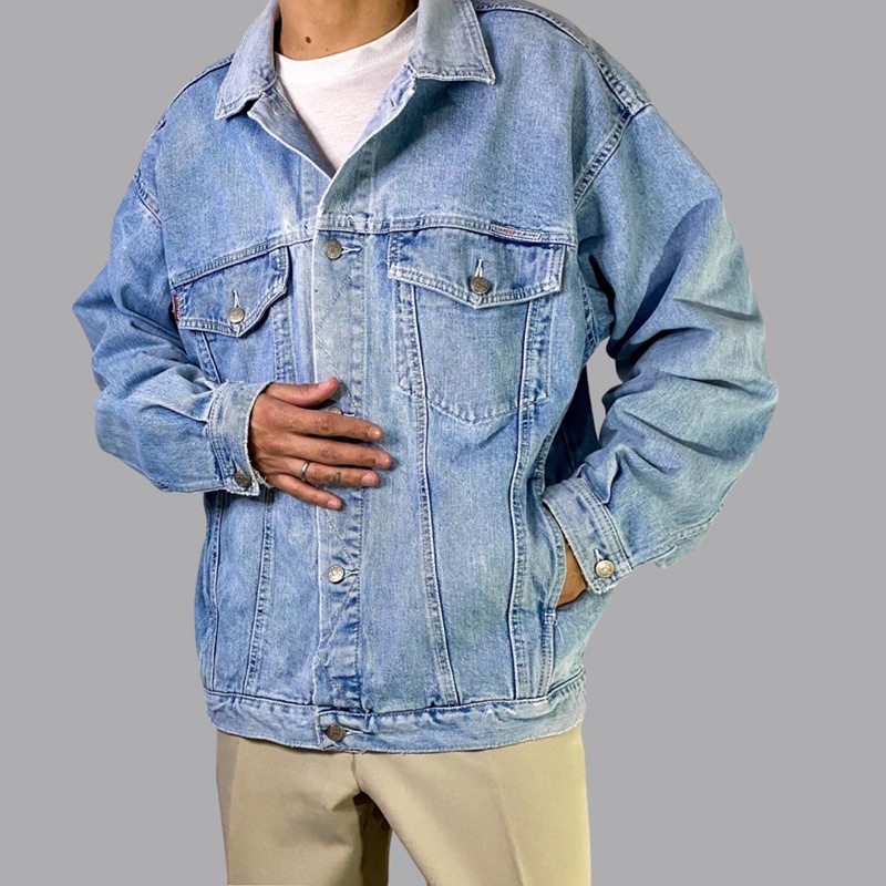 Jaqueta STAROUP Jeans Oversized | Shopee Brasil