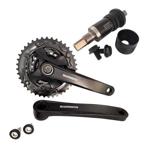 Kit Pe De Vela Shimano Altus 40/30/22d + Movimento Central | Shopee Brasil