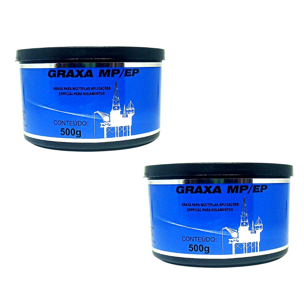 Graxa Para Rolamentos Graxa Azul Gitanes 500g com 2 Unid. | Shopee Brasil
