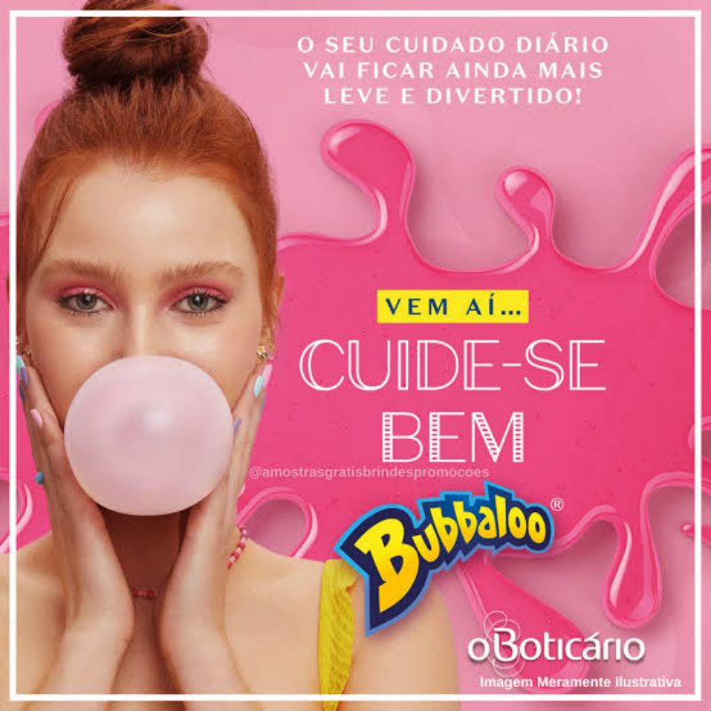 Amostra Loção Desodorante Hidratante Corporal Cuide-se Bem Bubbaloo ...