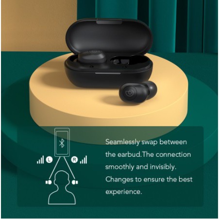 Fone de Ouvido Haylou GT2S TWS sem Fio / Bluetooth 5 0 / Controle Touch / Portátil/ Pequeno ...