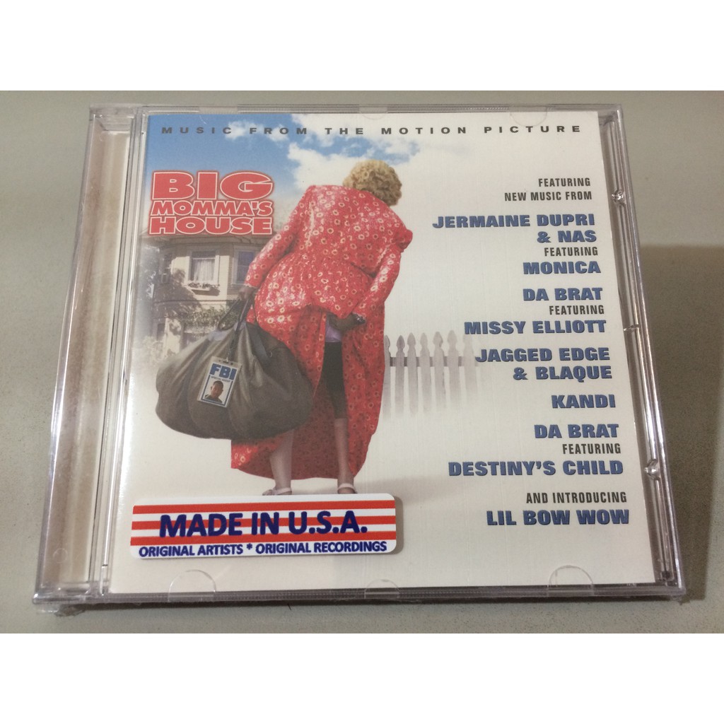Big Momma's House Soundtrack VARIOUS ARTISTS Cd Lacrado Importado U.S.A ...
