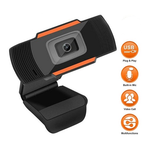 Webcam Hd 720p Usb Com Microfone Câmera Live Stream 9H | Shopee Brasil