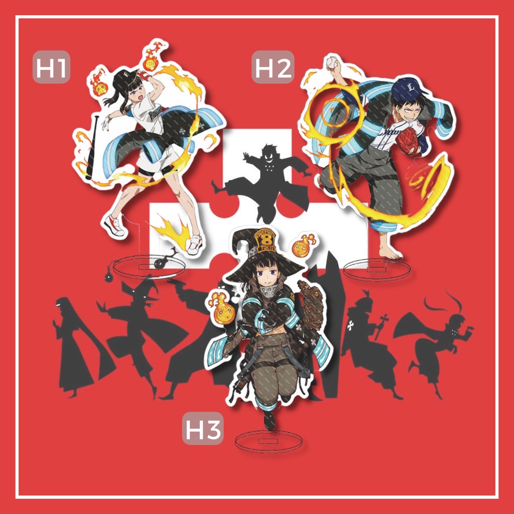 Action figure - Stand ( Standee ) de Acrílico - Anime : Fire Force ( en ...