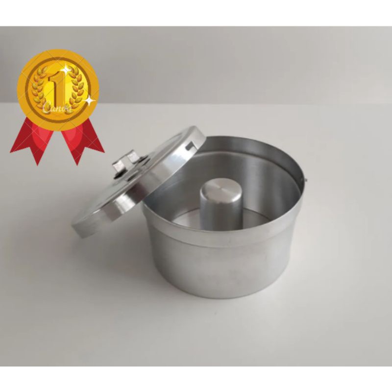Forma De Pudim Com Tampa 2 Tamanhos Em Alumínio | Shopee Brasil