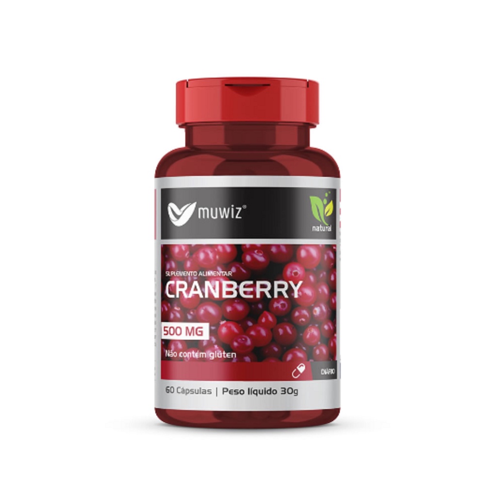Cranberry 60 Cápsulas 500mg - trato Urinário - (Muwiz) | Shopee Brasil
